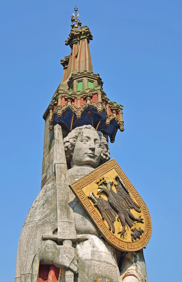 Statue Von Roland, Bremen, Deutschland Stockbild - Bild von statue ...