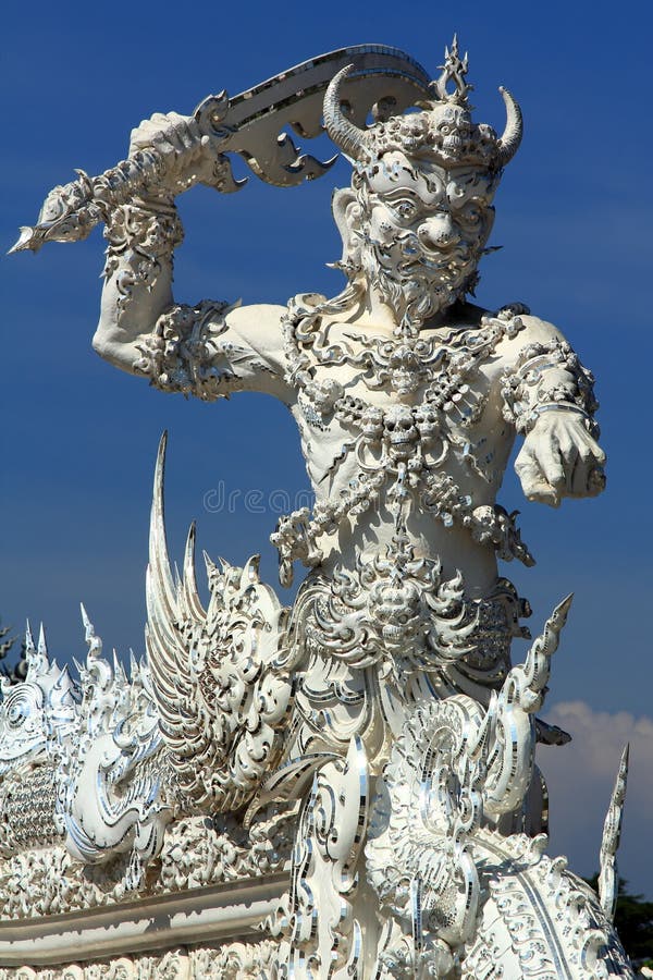 Statue White stock image. Image of monument, asia, landmark - 28298365