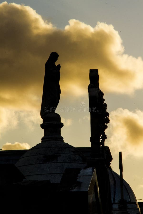 Statue of woman praying stock image. Image of mary, beauty - 52214883