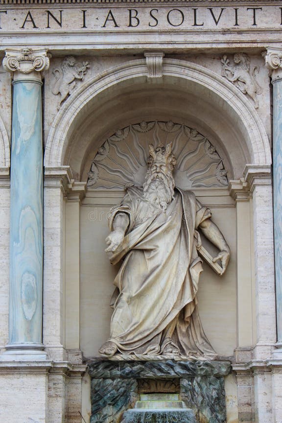 Statue of Zeus at Rome stock image. Image of bernini - 47680947