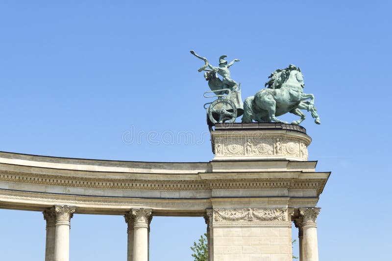 Hunyadi Janos Statue, Vajdahunyad Castle, Budapest Stock Image - Image ...