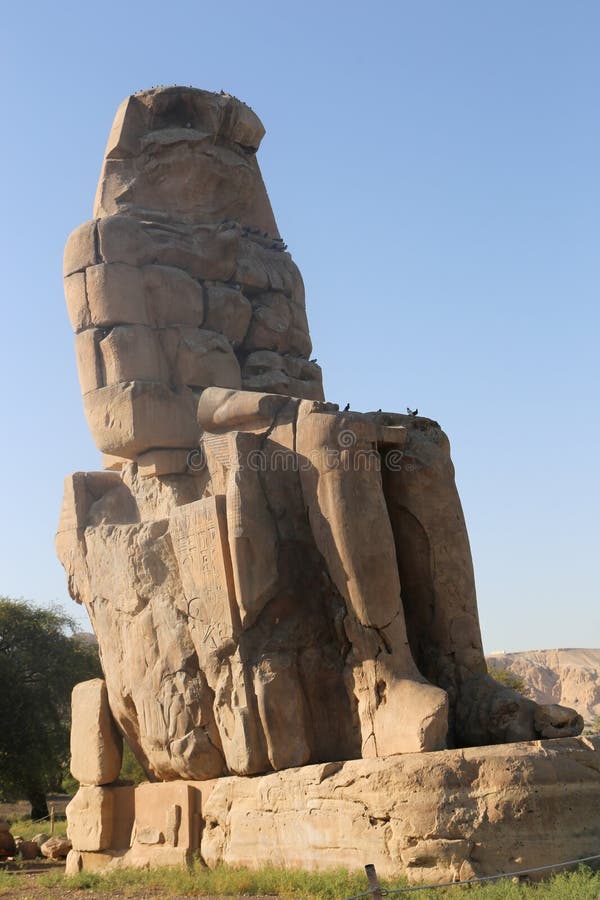 Statues of Memnon stock photo. Image of ethnic, grand - 117685168