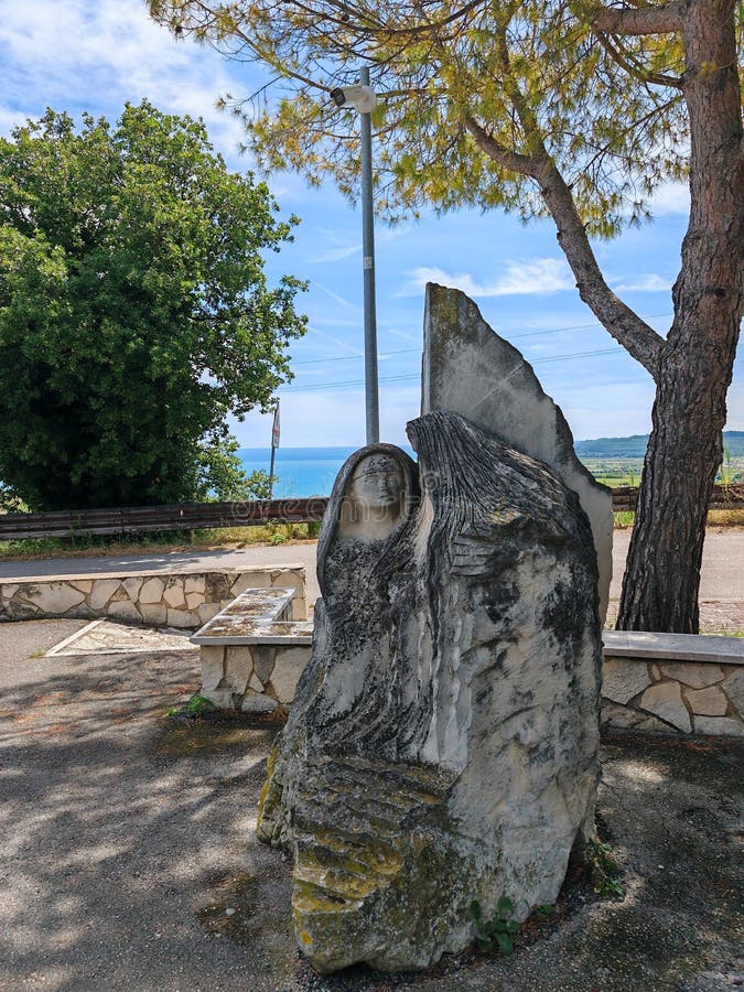 Statues in the Municipality of Fossacesia Stock Photo - Image of statue ...