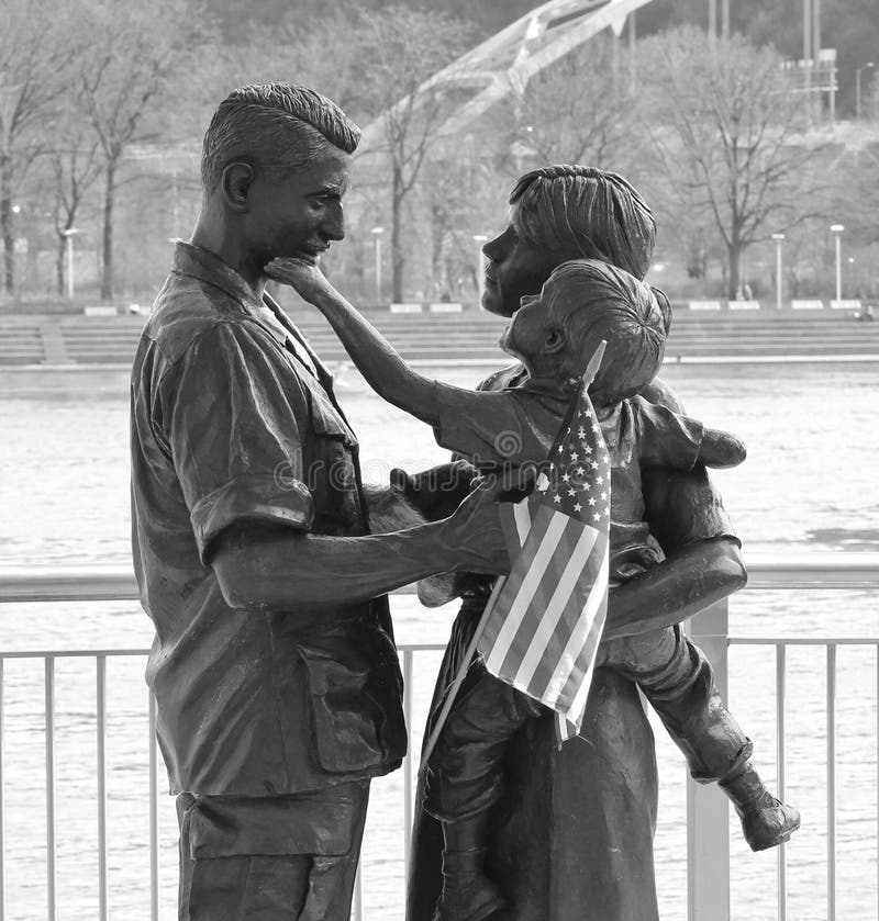 Statues - Pittsburgh, Pennsylvania Stock Image - Image of travel ...