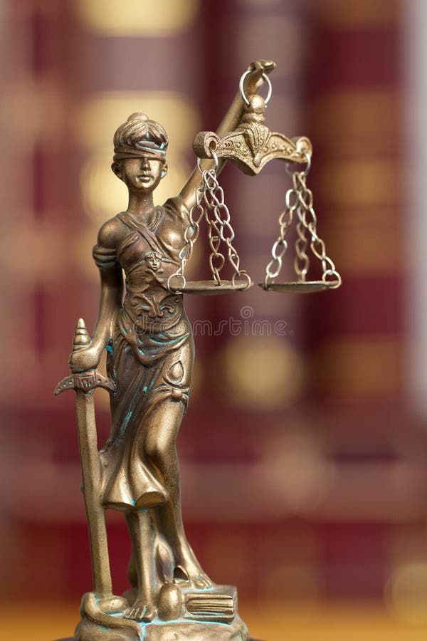 Dea Temida Dalla Parte Posteriore Immagine Stock - Immagine di another, goddess: 111196657