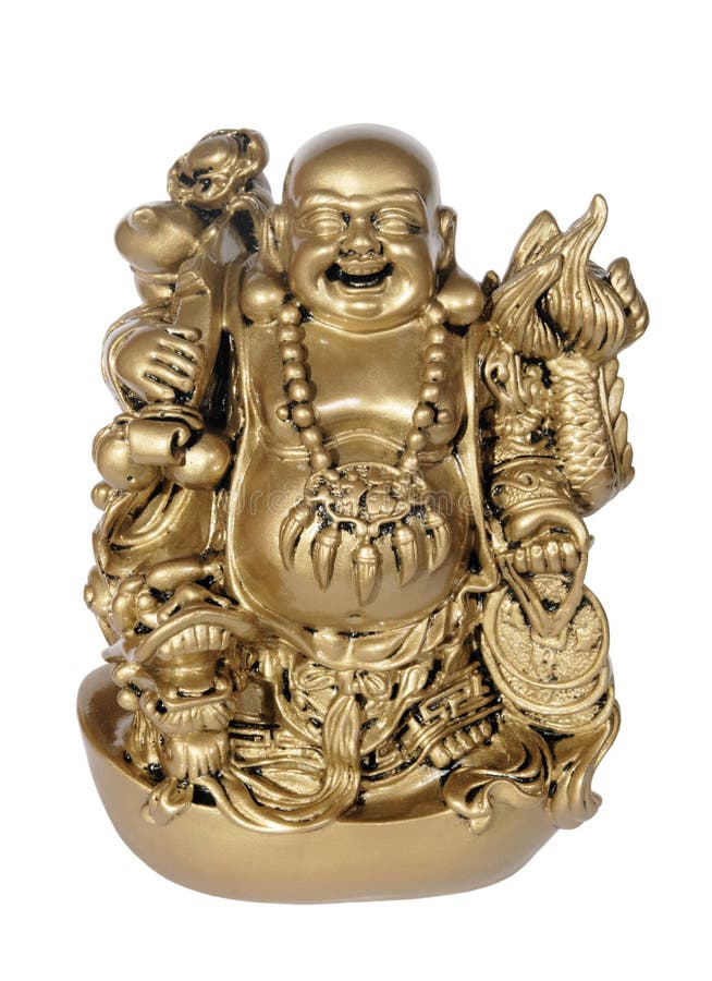 Figurine Cheerful Hotei stock photo. Image of luck, asia - 18361692