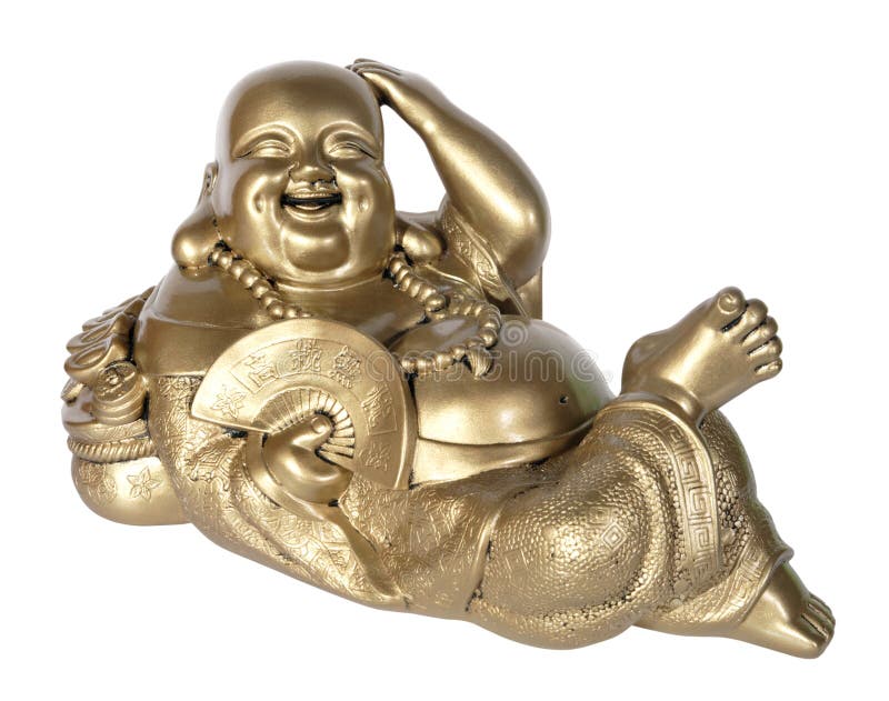 Chinese Happy Buddha Statue Stock Photo - Image of fortune, asian: 13336712