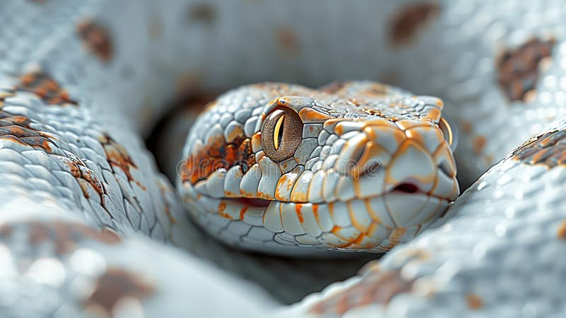 A Statuette Made of Stone in the Form of a Large Snake,Generated by AI ...