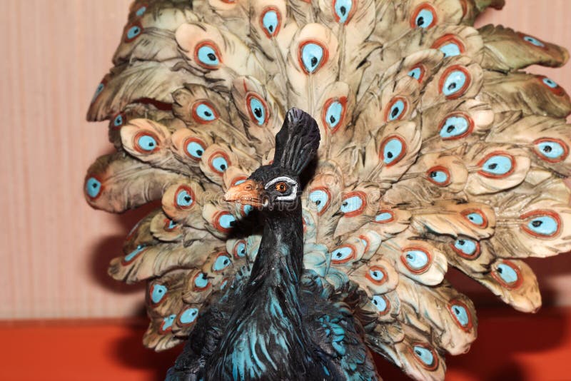 Peacock Made â€‹â€‹of Shells Stock Photo - Image of enrich ...