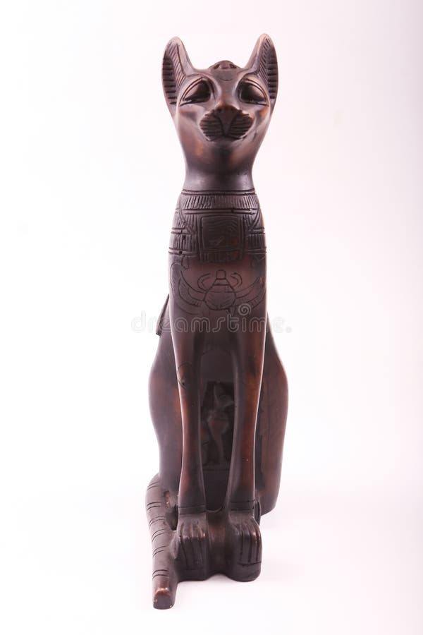 Pharaonic cat statuette stock photo. Image of pharaonic - 115516384