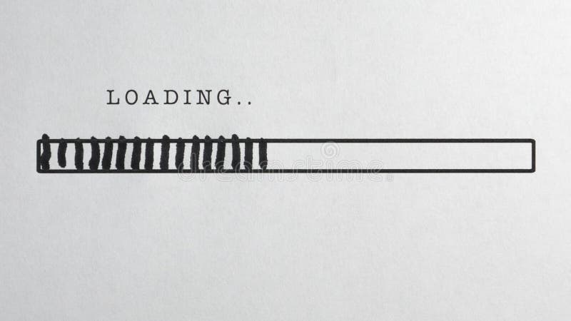 The Status Bar Illustration on an Animated Concept Idea Stock Footage ...