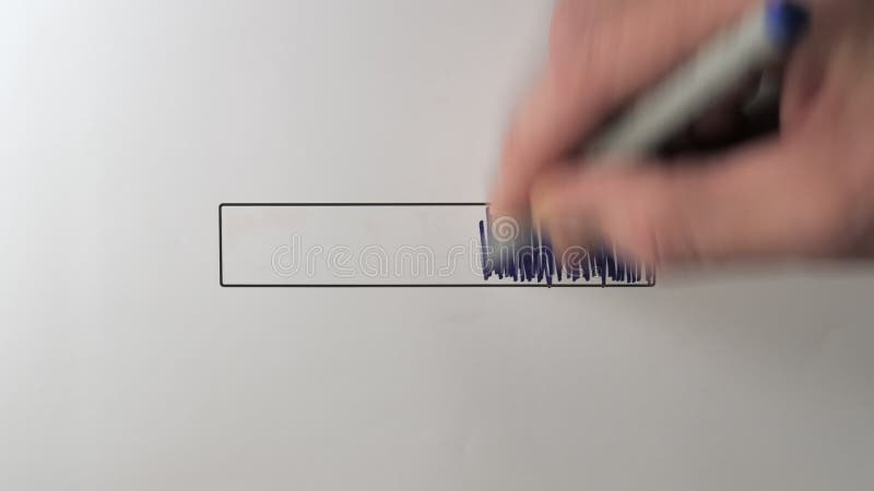 The Vertically Oriented Loading Bar on an Animated Concept Idea Stock ...