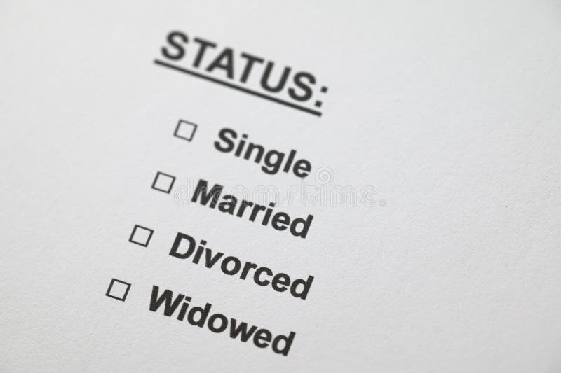 Status Condition Divorced Person Stock Photos - Free & Royalty-Free ...