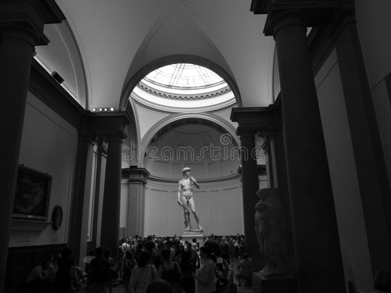 Status of David on Display, Florence, Italy Editorial Photography ...