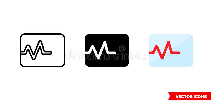 Status Icon of 3 Types Color, Black and White, Outline. Isolated Vector ...