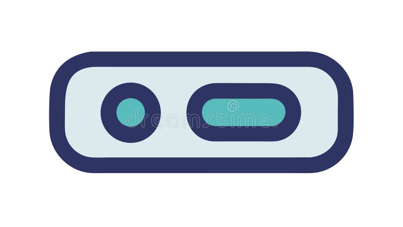 Status Indicator Two Dots Flat Design UI UX Element, Vector Design ...