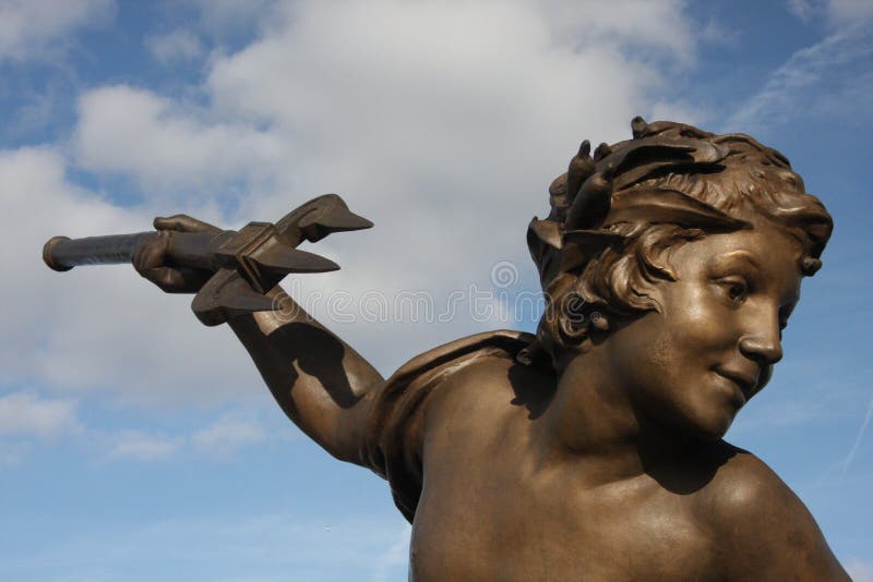 Staty in Paris stock image. Image of travel, parisian - 53290779