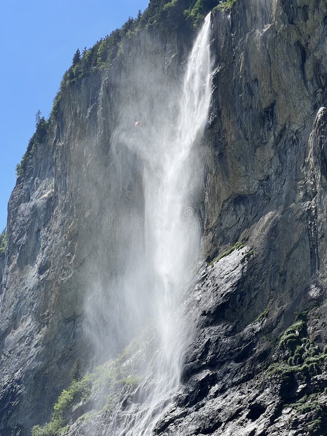 Staubbachfall Waterfall or Staubbachfall Waterfall - the Highest Free ...
