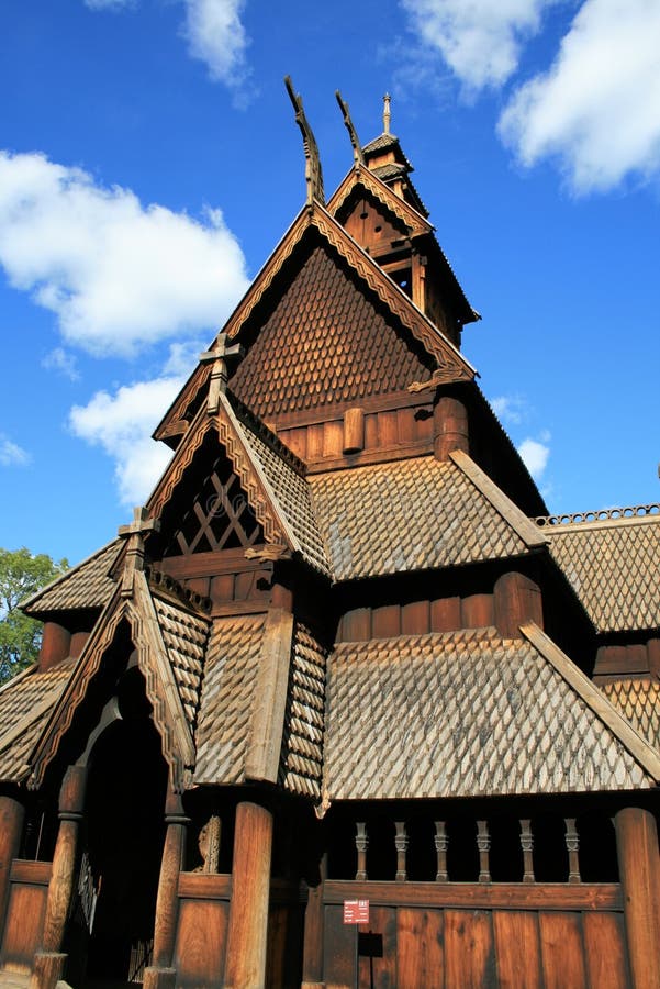 Stave church stock photo. Image of building, norway, stave - 6646118