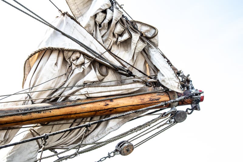 Stave on a Ship with a Sail Stock Image - Image of sailship, denmark ...