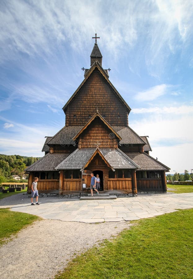 Stavekirke Heddal Notodden Norway Editorial Stock Photo - Image of ...