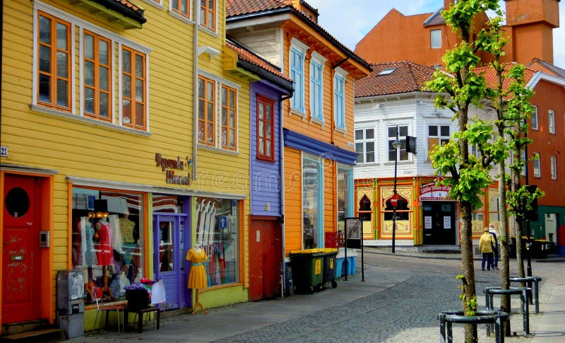 Stavenger editorial stock photo. Image of fjords, color - 44264663