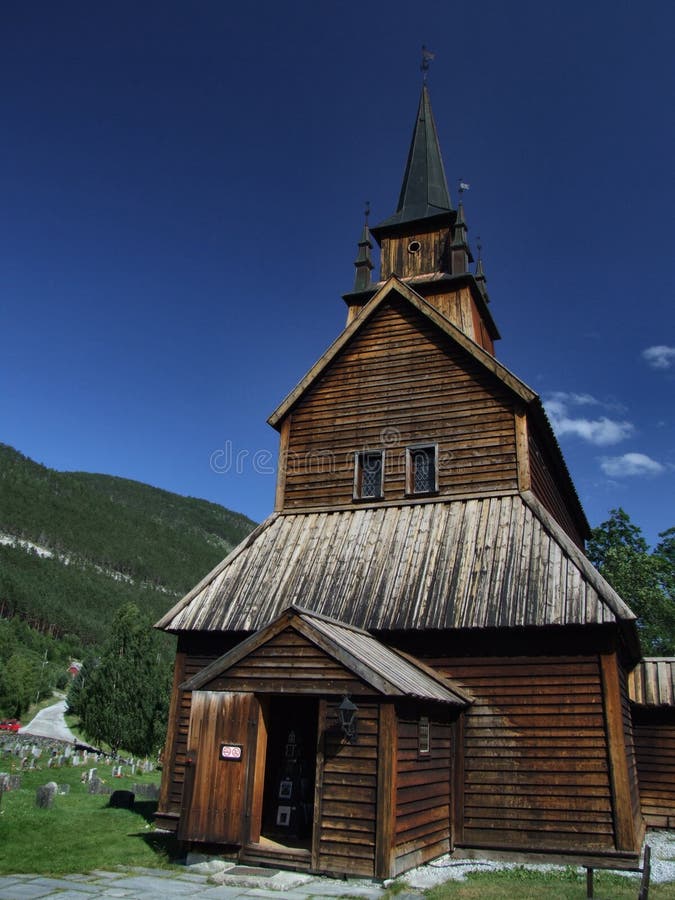 Stavkirke stock photo. Image of unesco, historical, norway - 1167706