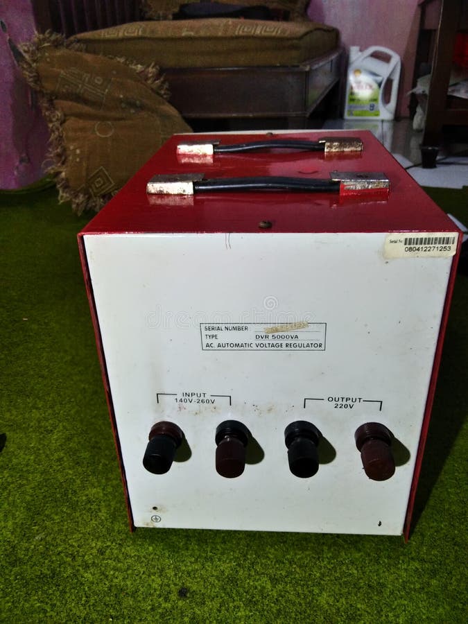 Stavol Stabilizier 5000 VA stock photo. Image of stabilizer - 267763634