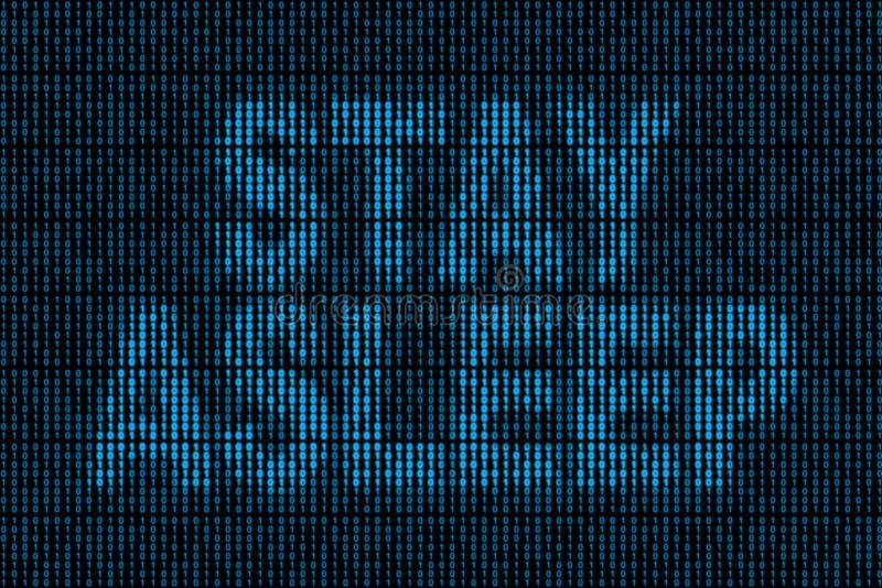 Stay Asleep Hidden in Binary Code Stock Illustration - Illustration of ...