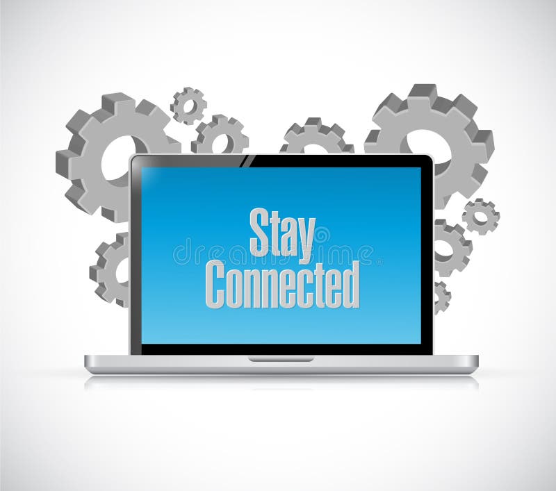 Stay Connected Stock Illustrations – 204 Stay Connected Stock ...