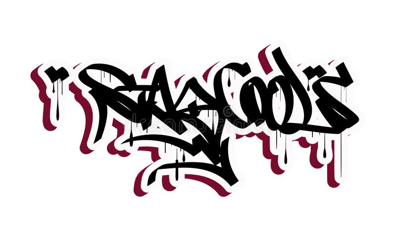 STAY COOLS Graffiti Tag Style Design Stock Vector - Illustration of ...