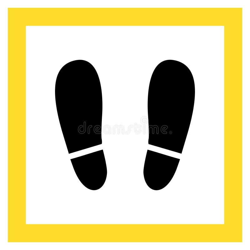 Stay Here Flat Icon Illustration Stock Vector - Illustration of safety ...