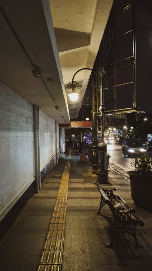 Stay in Here with Shadow in Night Stock Photo - Image of lighting ...