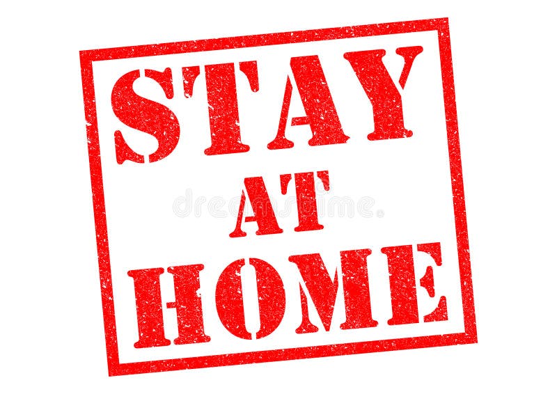 Stay at home stock illustration. Illustration of isolate - 177989076