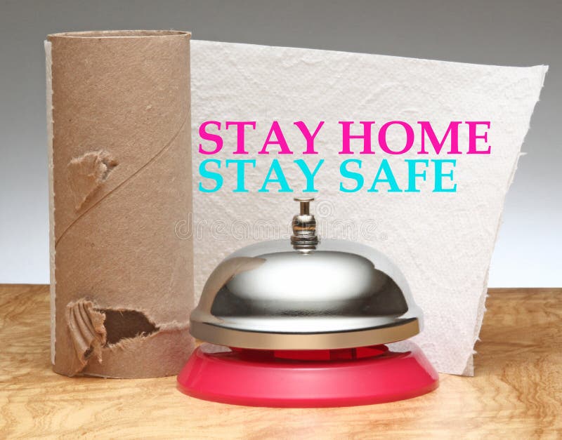Stay Home Stay Safe Let`s Stop COVID-19. Stock Image - Image of ...