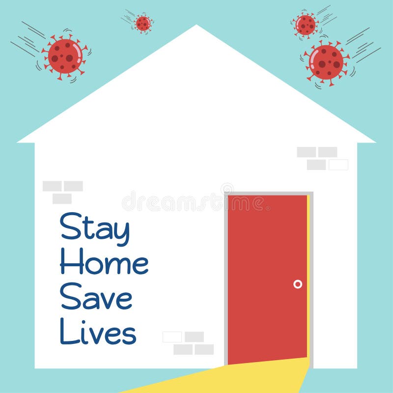 Stay Home Save Lives, Awareness Social Media Campaign for Promote ...