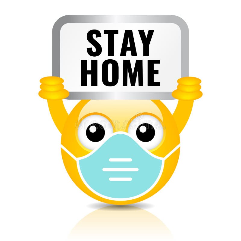 Emoticon with No placard stock vector. Illustration of approved - 173059496