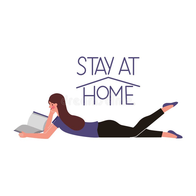 Stay home. vector stock vector. Illustration of house - 180208610