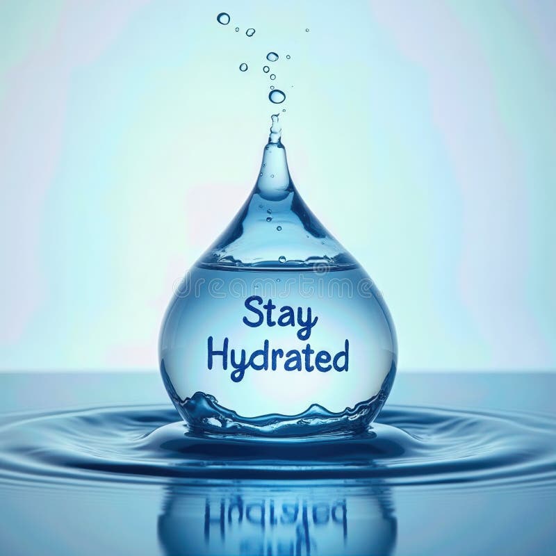 Stay Hydrated Clipart