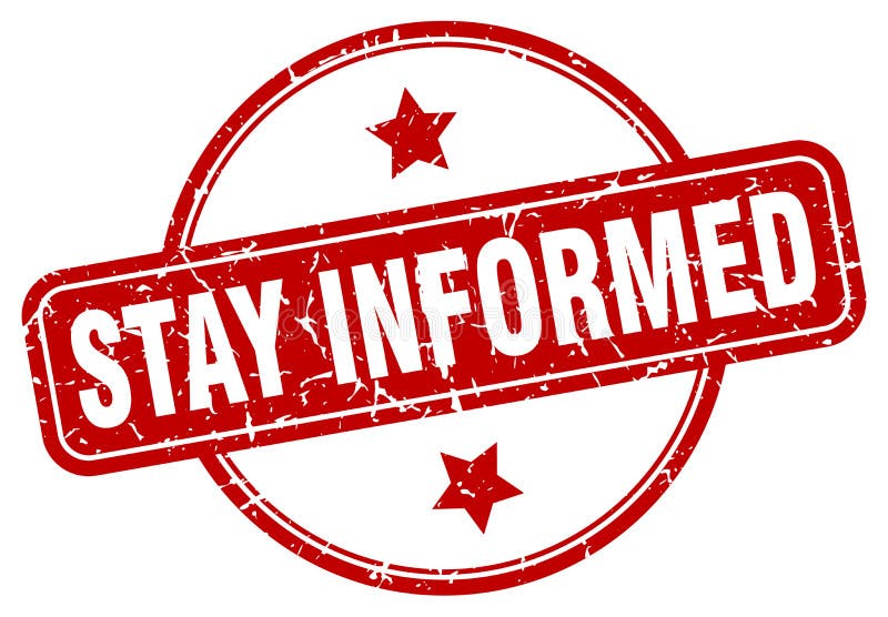 Stay Informed Rubber Stamp Stock Illustrations – 129 Stay Informed ...