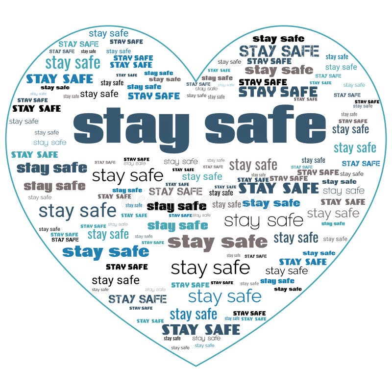 Stay Safe Stay Apart Public Sign Stock Image - Image of sign, stay ...