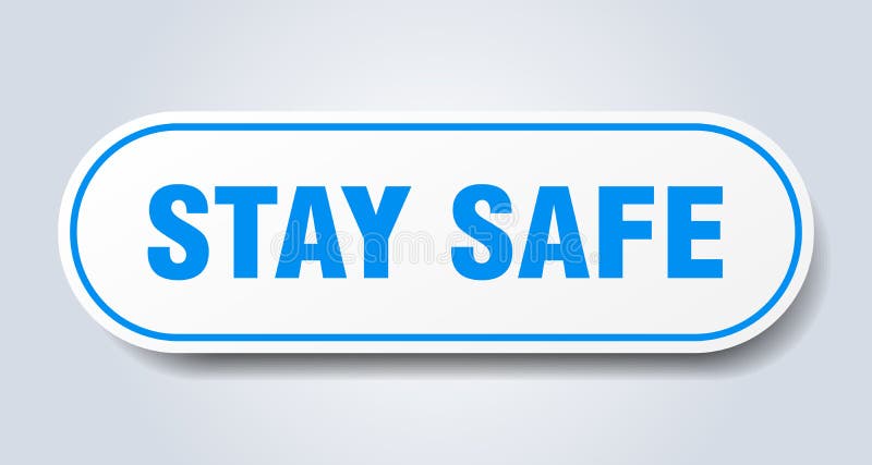 Stay Safe Blue Stamp Stock Illustrations – 58 Stay Safe Blue Stamp ...