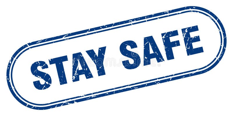 Stay Safe Blue Stamp Stock Illustrations – 59 Stay Safe Blue Stamp ...