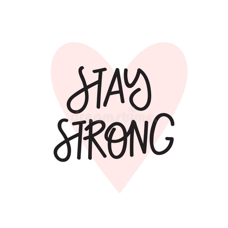 I Am Strong Motivational Quote Coloring Page Stock Vector