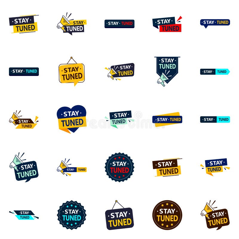 Stay Tuned 25 Professional Vector Designs for a Polished and Refined ...