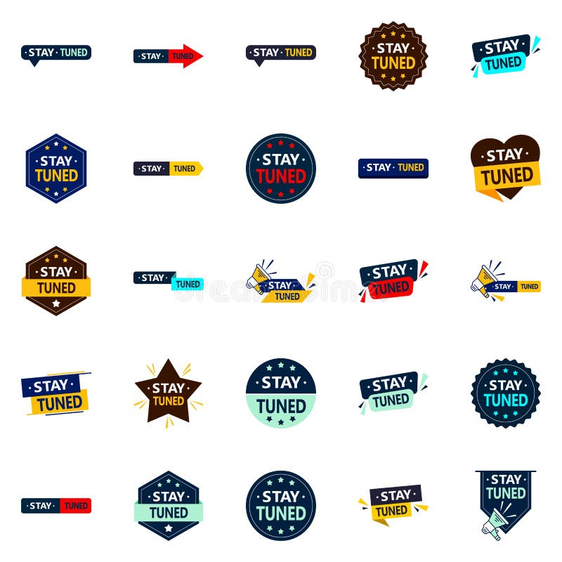 Stay Tuned 25 Professional Vector Designs for a Polished and Refined ...