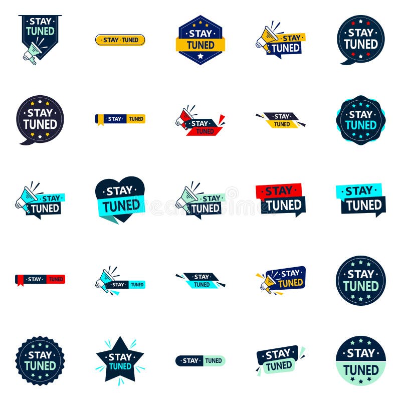 Stay Tuned 25 Professional Vector Designs for Your Marketing Materials ...