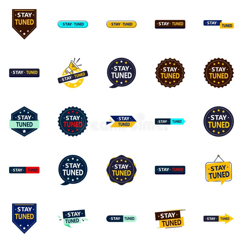 Stay Tuned 25 Versatile Vector Images for a Dynamic and Adaptive Brand ...
