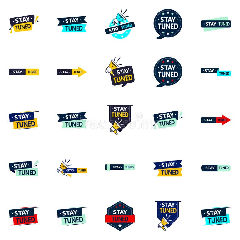 Stay Tuned 25 Versatile Vector Images for a Dynamic and Adaptive Brand ...