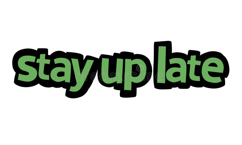 Stay Up Late Stock Illustrations – 9 Stay Up Late Stock Illustrations ...